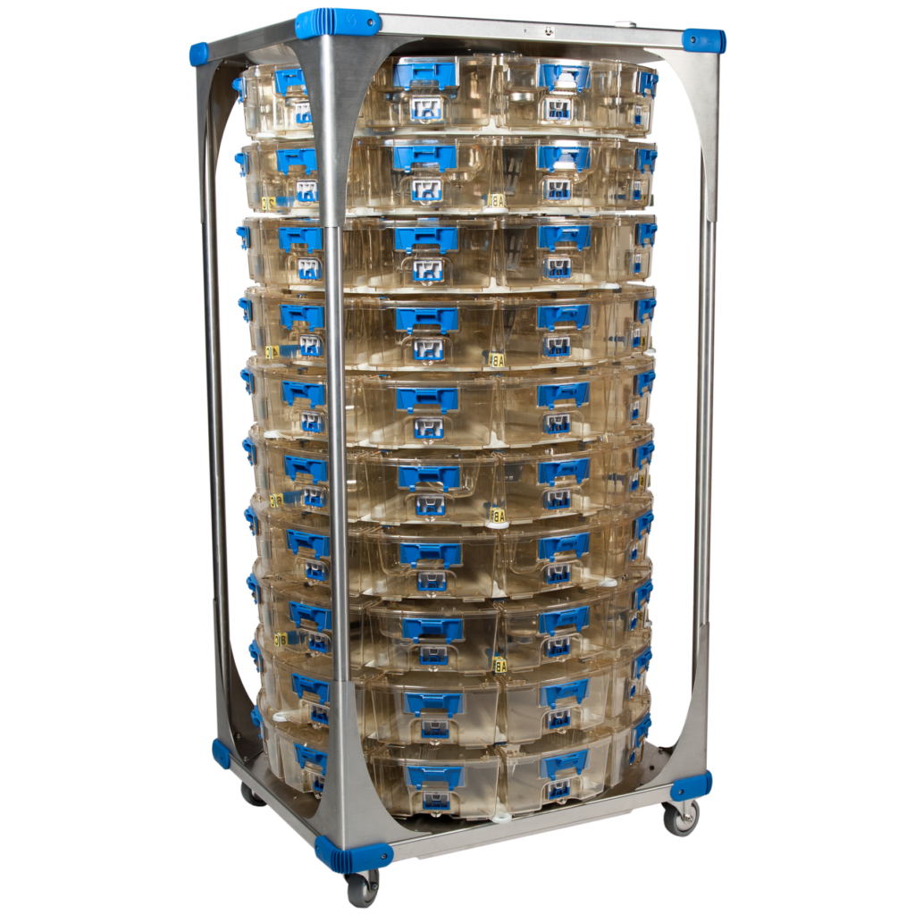 Optimice Rack, Rack-Mounted SE Lab Group valves - Animal Care Systems